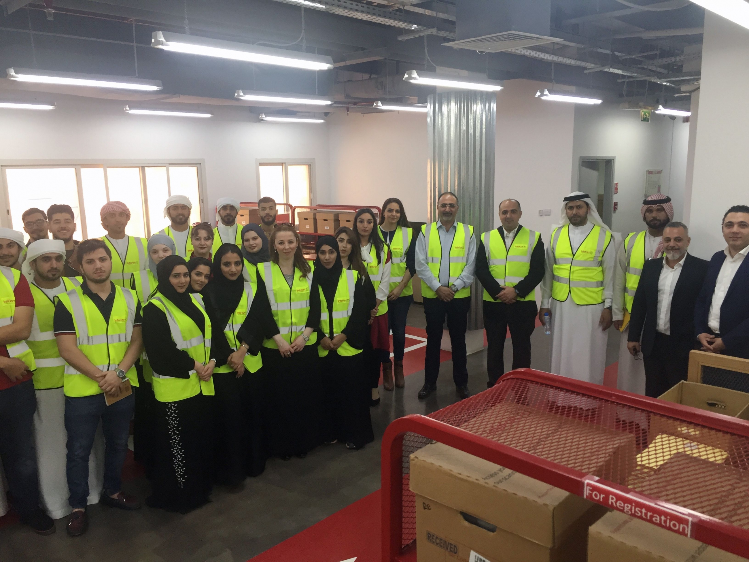 CUD Students Visit InfoFort | Canadian University Dubai