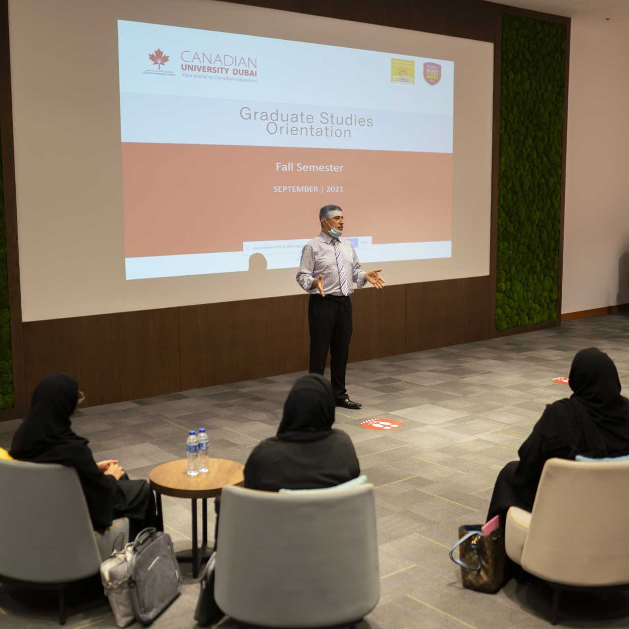 New MBA students welcomed as part of MBA orientation session | Canadian University Dubai